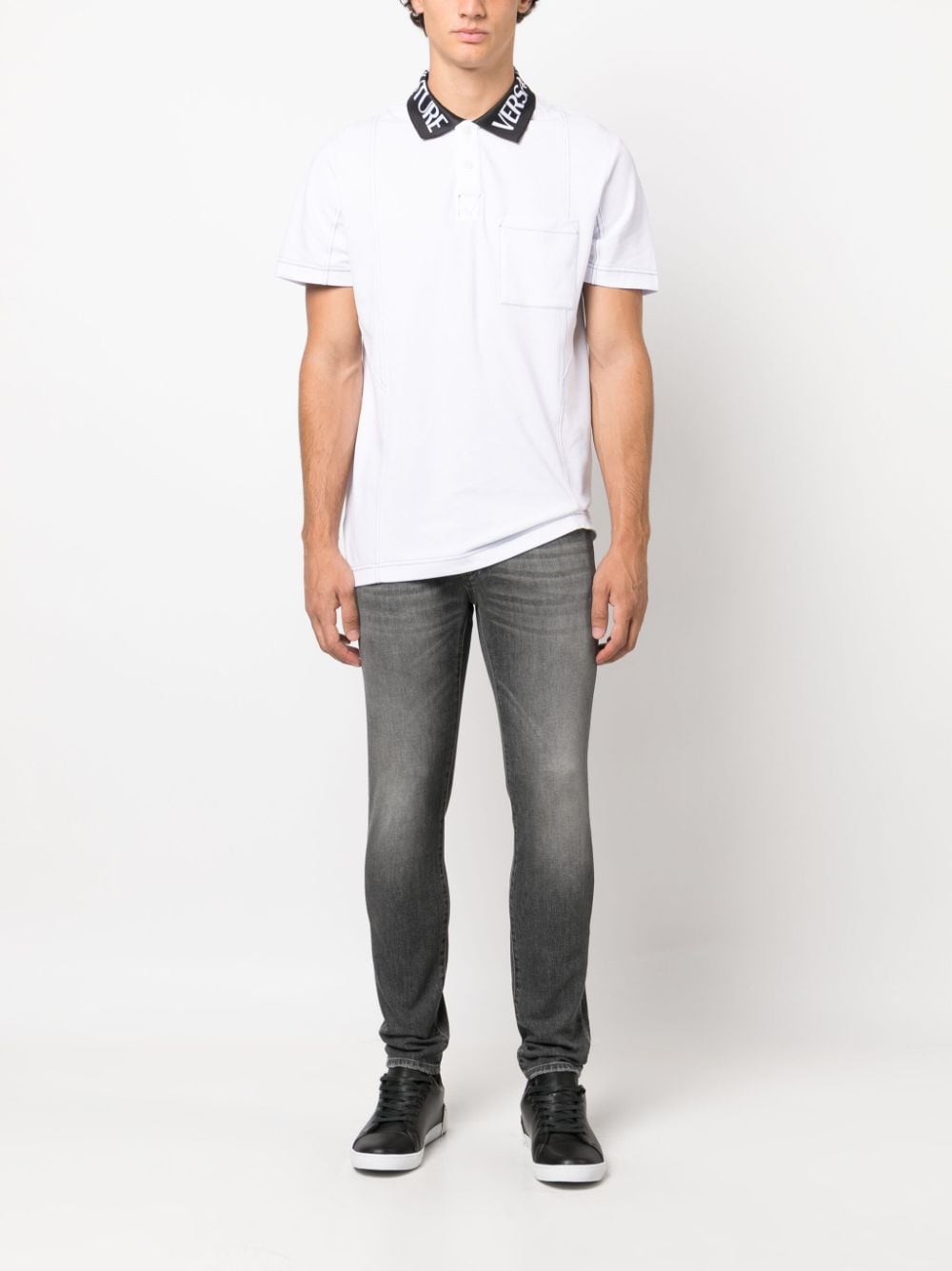 PT TORINO PT Torino Mid-Rise Slim-Cut Jeans