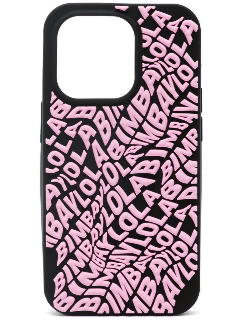 新品未使用品　BIMBA Y LOLA iPhone︎14pro ケース Bimba Y Lola Logo-Embossed Iphone 14 Pro Case In Black - 6% Off