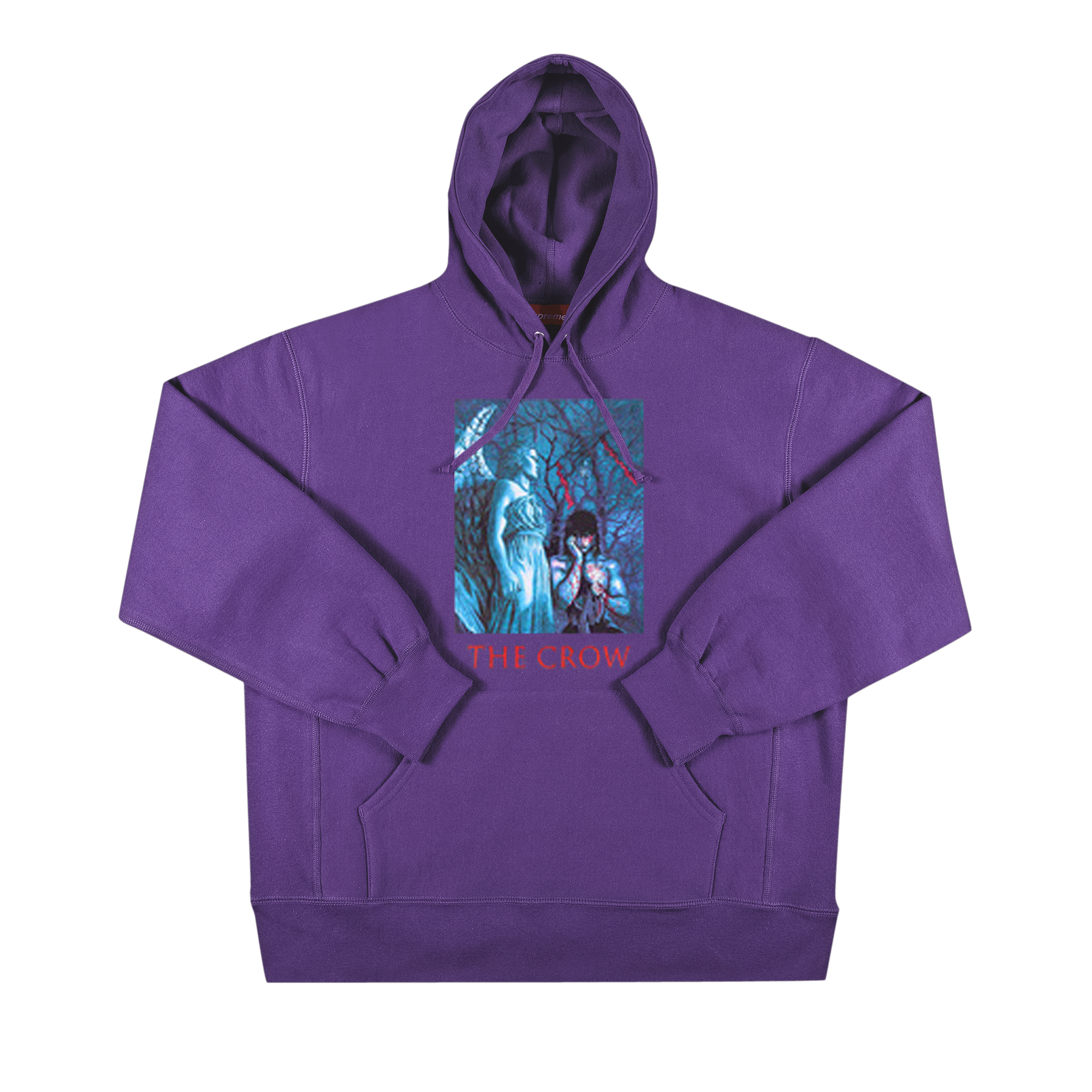 Supreme X The Crow Hooded Sweatshirt - Purple | Editorialist