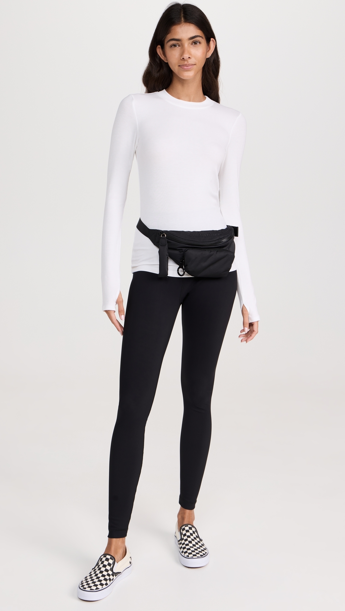 SPLITS59 Splits59 Louise Ribbed Long-Sleeve Tee