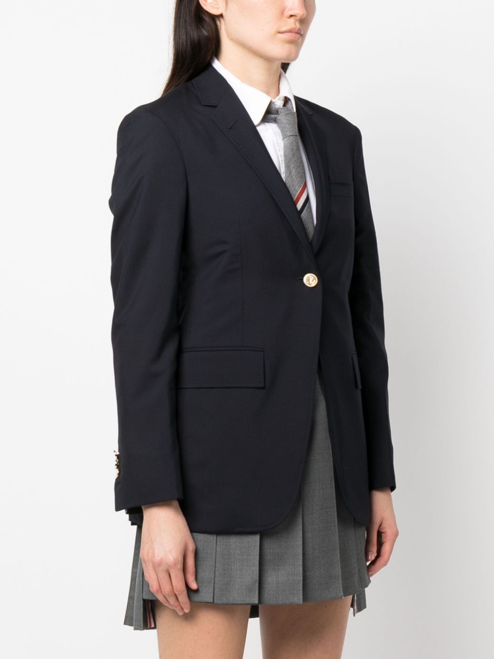 THOM BROWNE Thom Browne 4-Bar Single-Breasted Wool Blazer