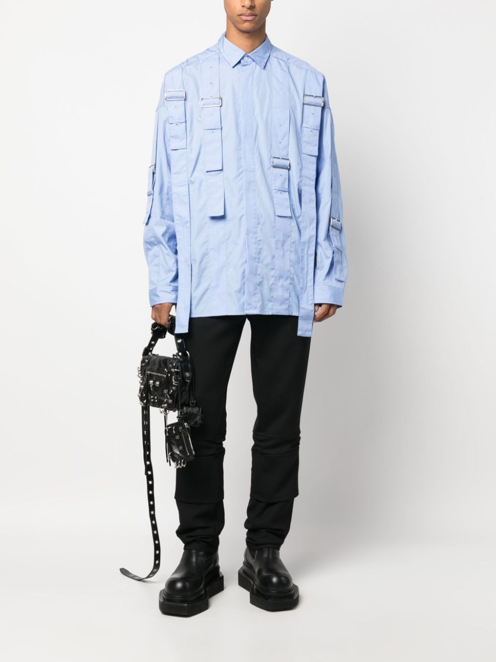 AMBUSH AMBUSH Panelled Slim-Fit Trousers