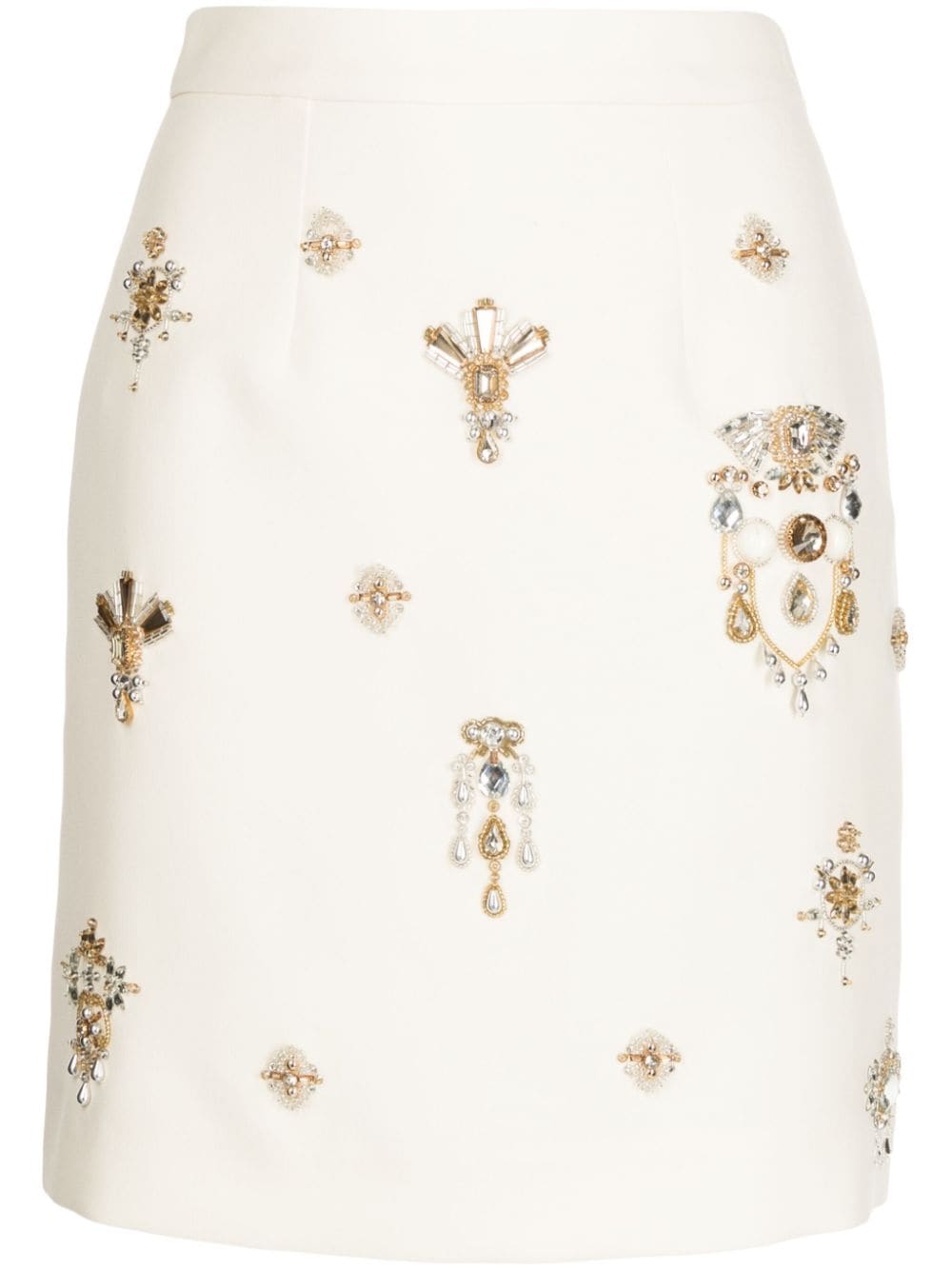 PRADA Embroidered Chevron Mini-Dress