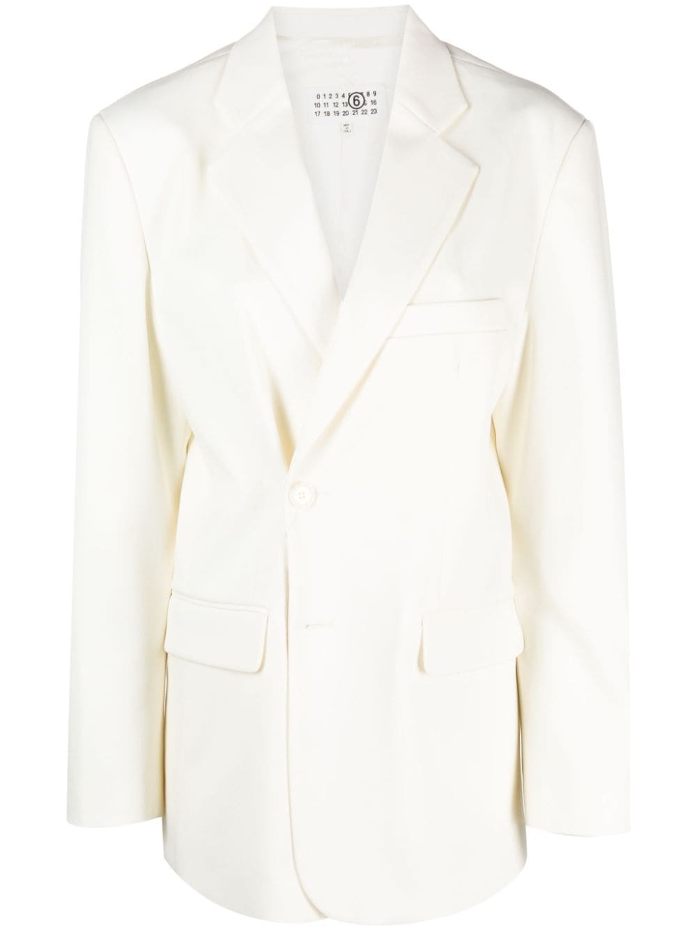 MAISON MARGIELA MM6 Maison Margiela Asymmetric Double-Breasted Blazer