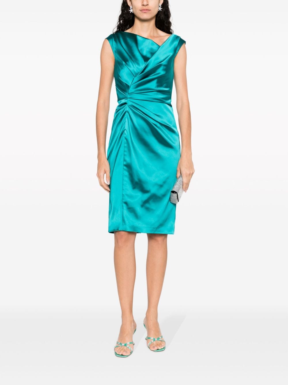 TALBOT RUNHOF Talbot Runhof Gathered-Detail Midi Dress