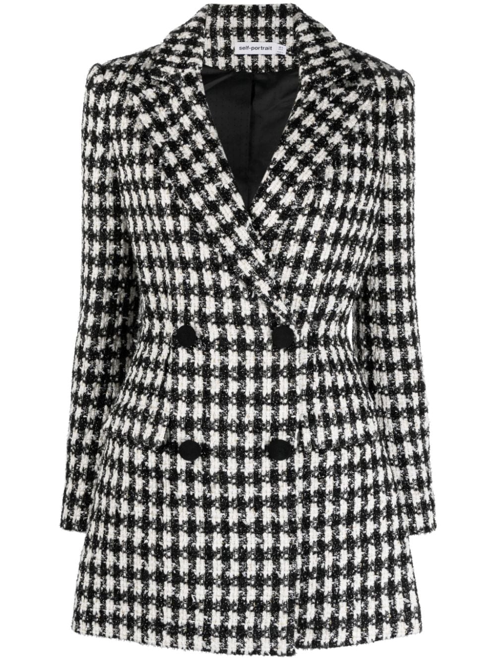 blue dress for baby girl Black Blazer Dress with White Piping main image 0