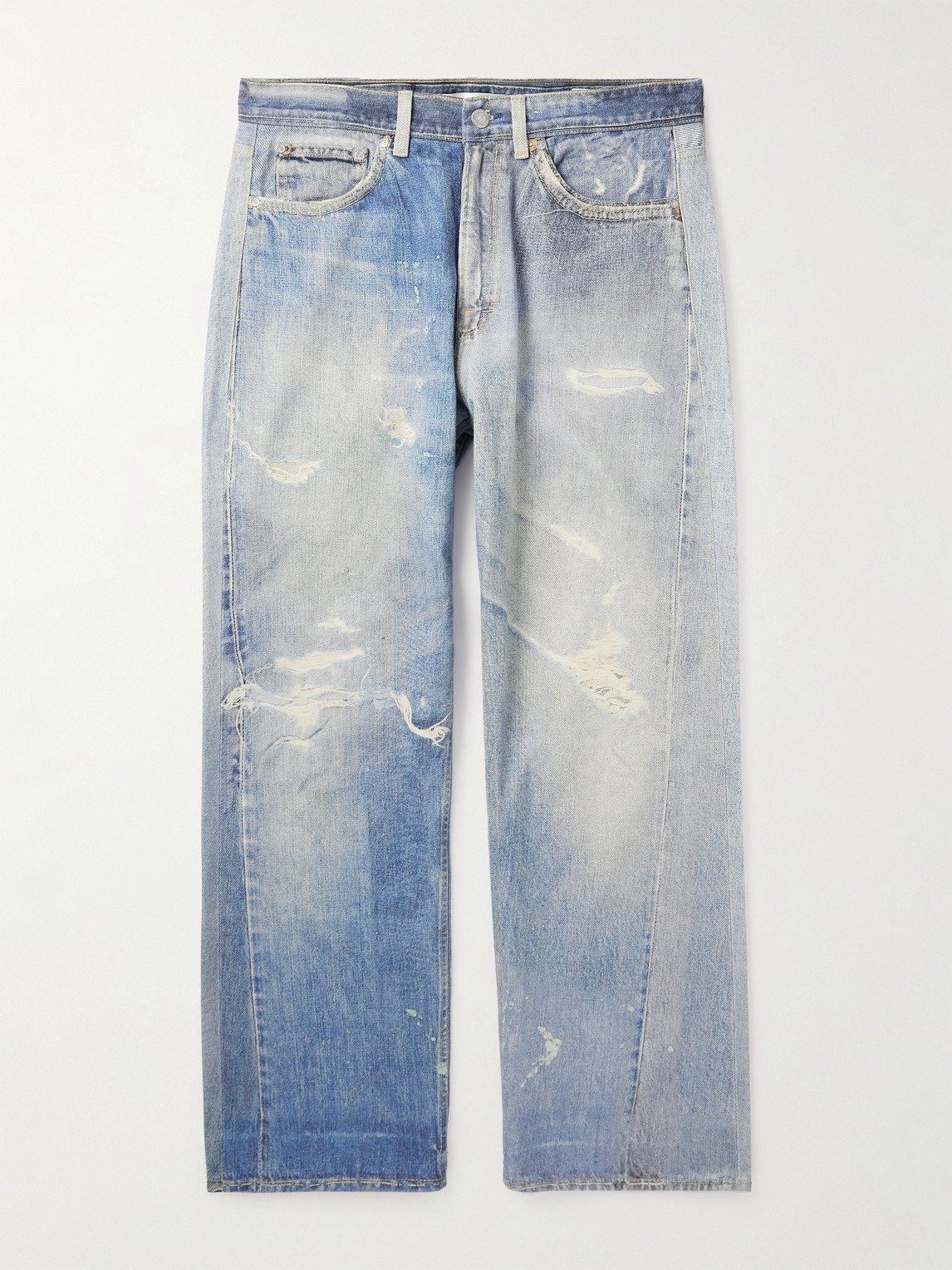 OUR LEGACY OUR LEGACY Third Cut Straight-Leg Printed Jeans