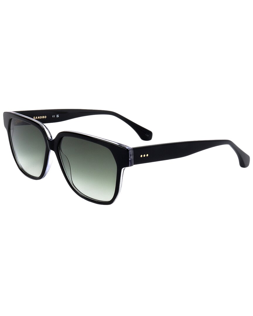 Sandro Sd6029 55mm Sunglasses In Black - 77% Off | Editorialist display picture 1