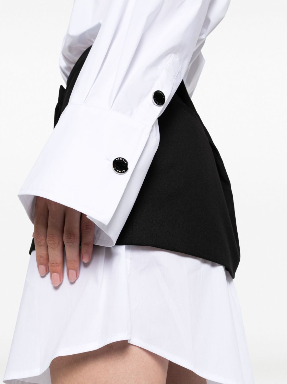 Remain Birger Christensen Layered Shirt Dress In White - 48% Off |  Editorialist