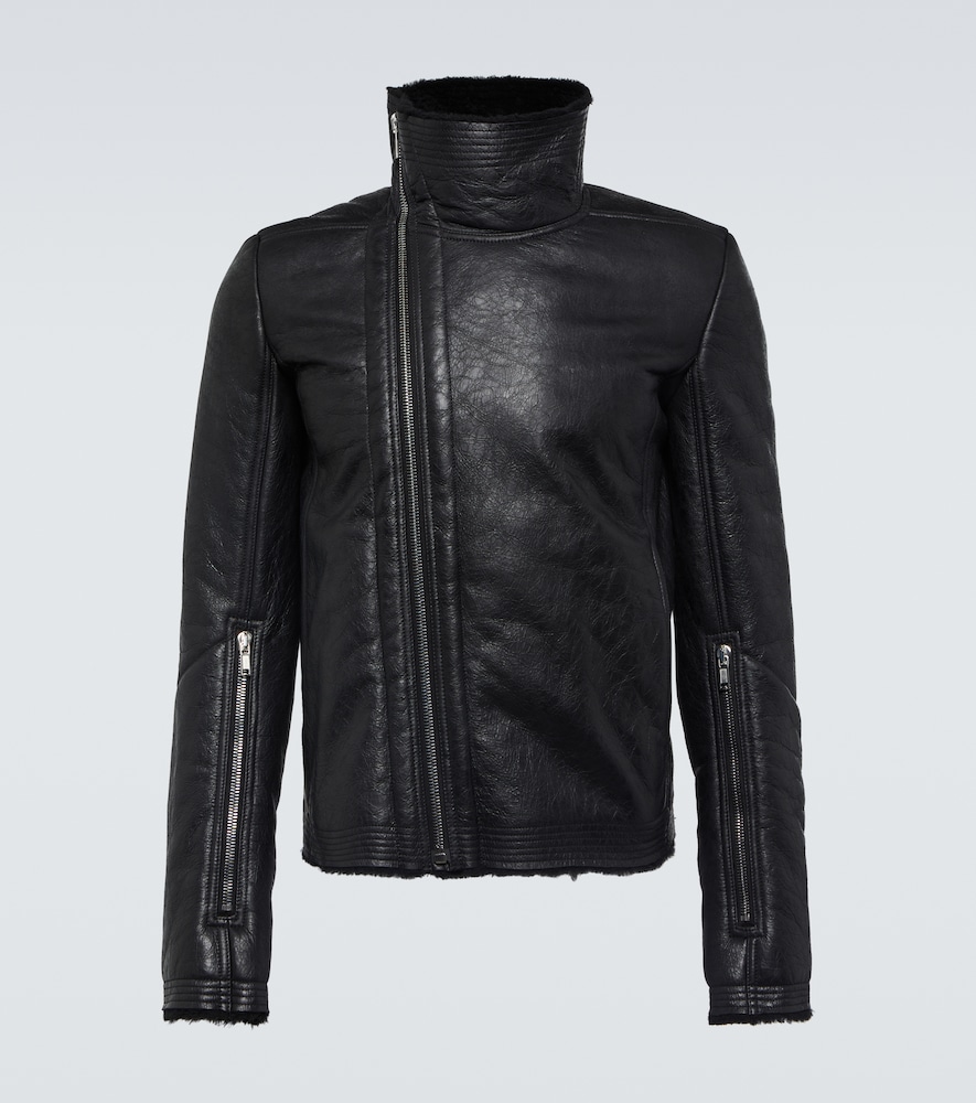 Rick Owens Bauhaus Shearling Jacket In Black - 30% Off | Editorialist