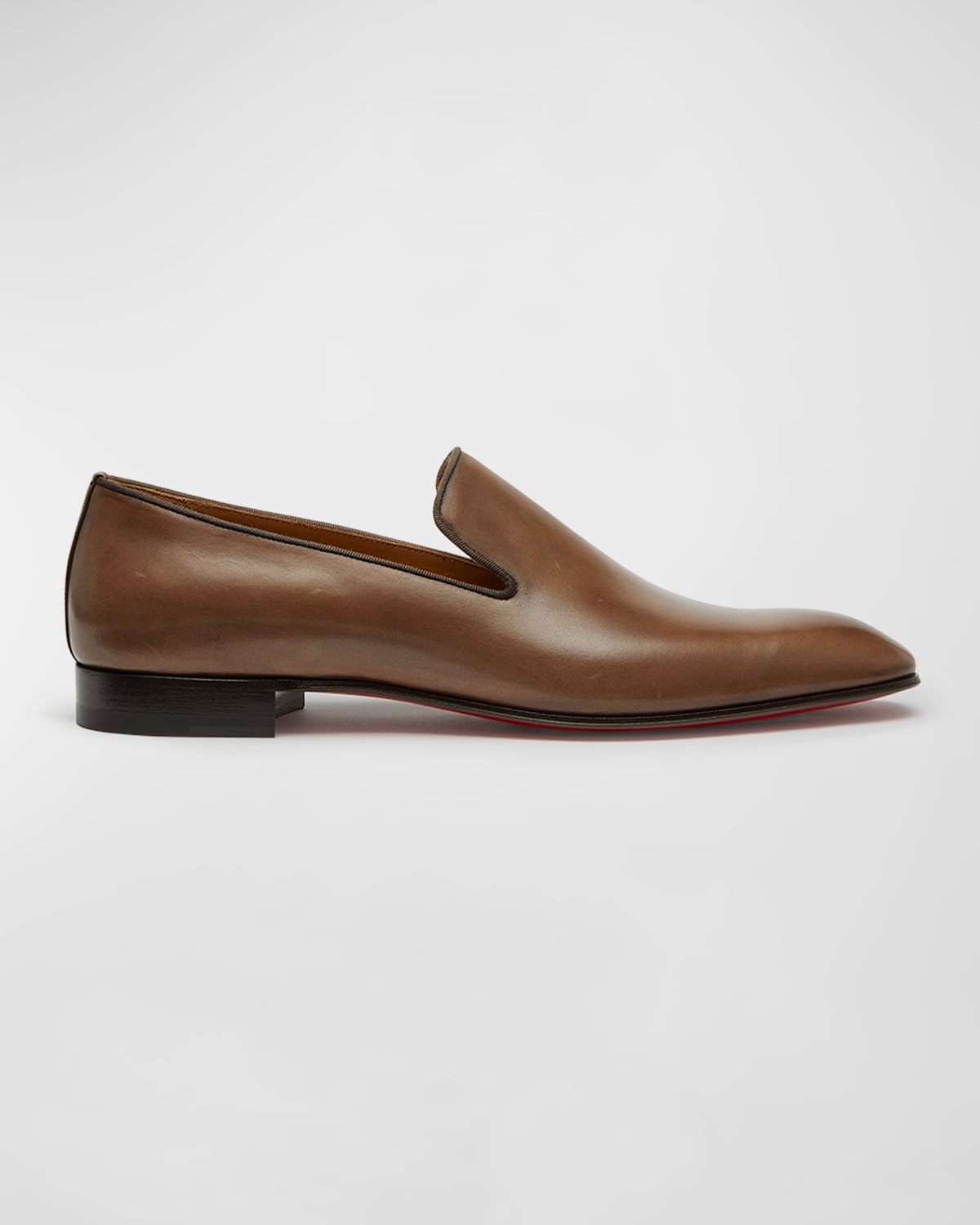 Christian Louboutin MENS Dandelion Leather Brown Roca Loafer Christian Louboutin Dandelion Loafer Leather Brown Roca 42  main image 3