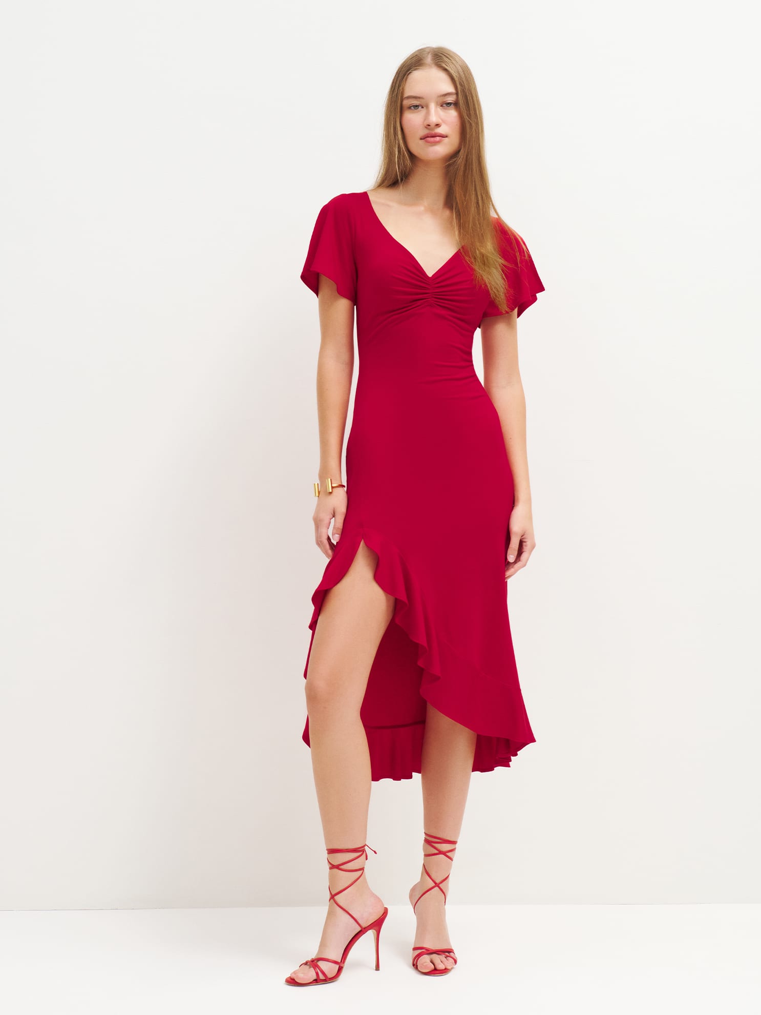Reformation Kaisley Knit Dress In Black - 50% Off | Editorialist