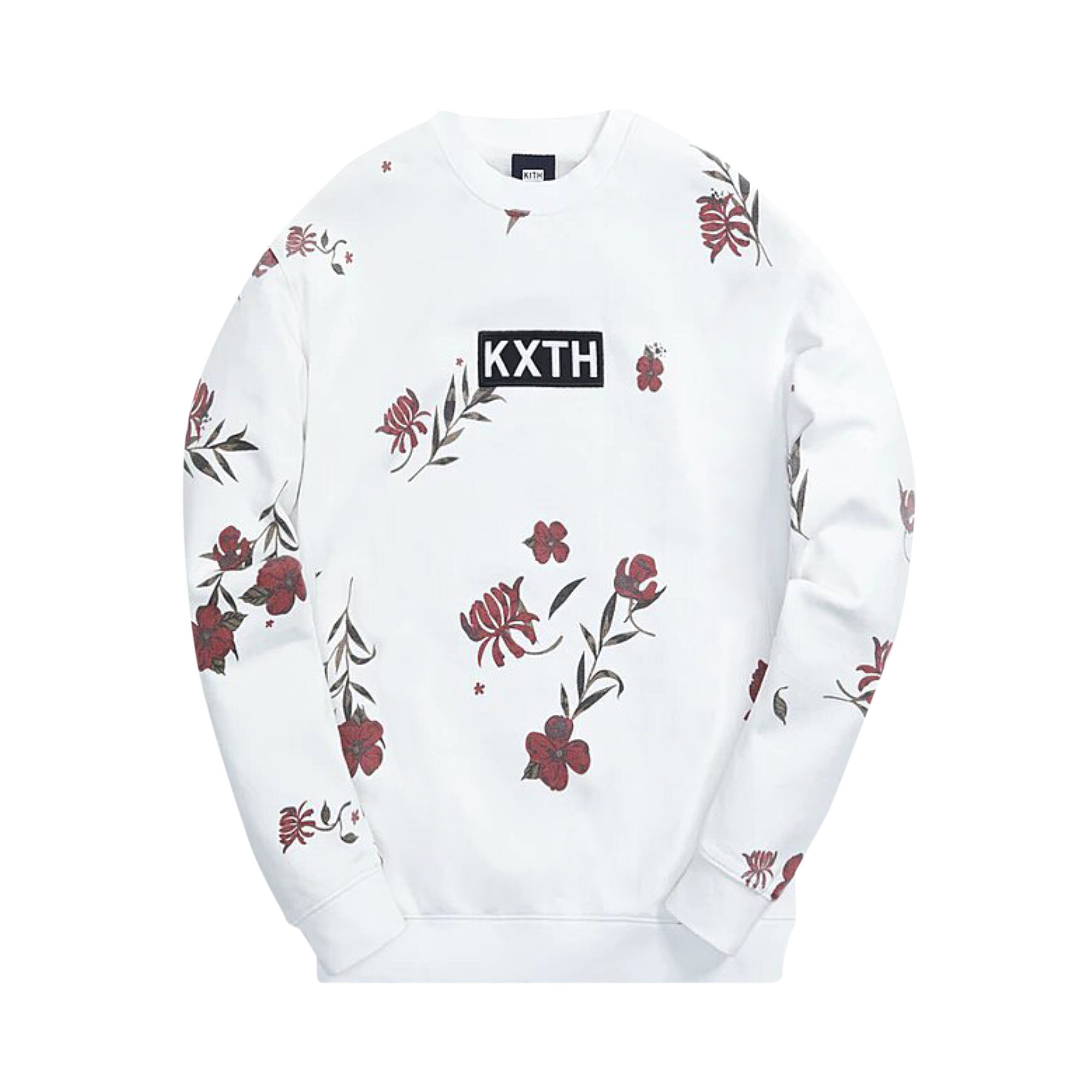 スウェット KITH Summer Floral Crewneck XXL Kith Summer Floral Crewneck In White | Editorialist
