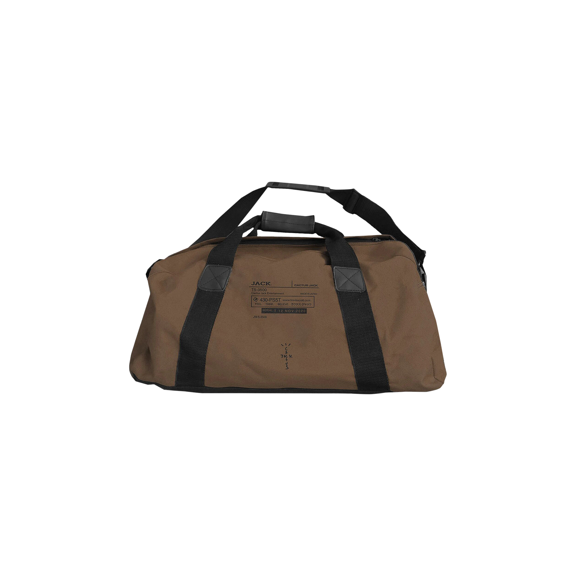 Travis Scott Travel Duffle In Brown | Editorialist
