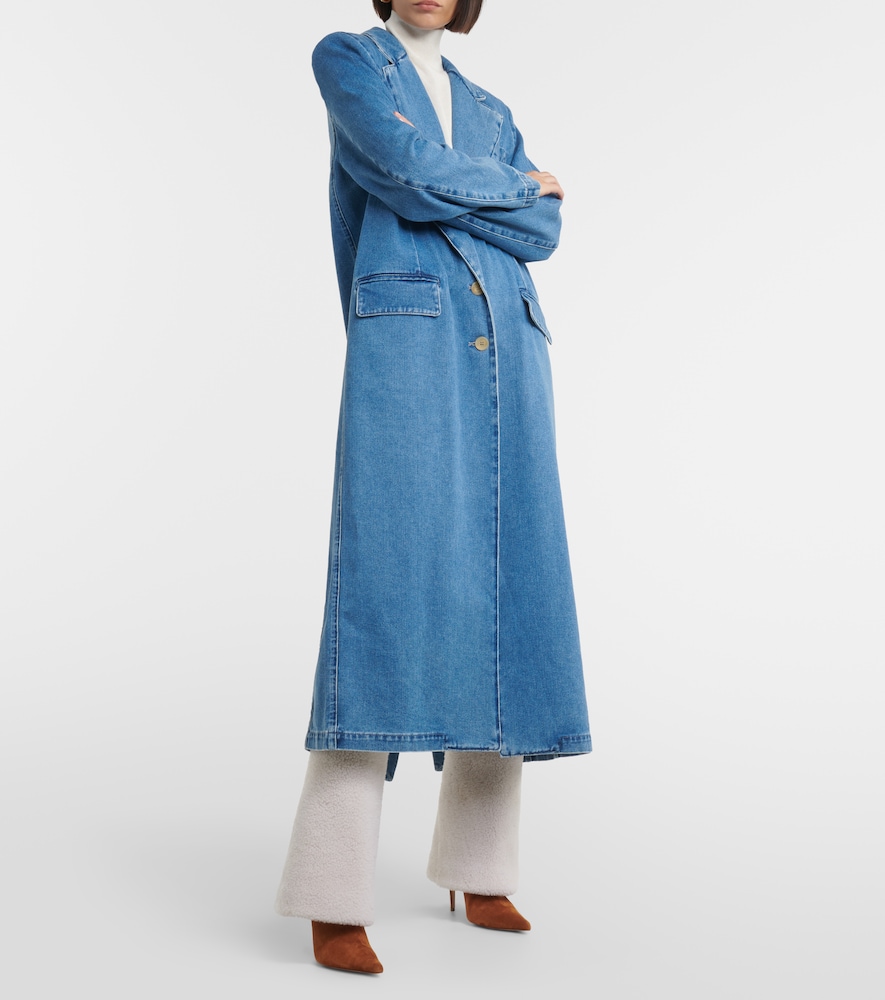 MAGDA BUTRYM Magda Butrym Shearling and Suede Knee-High Boots