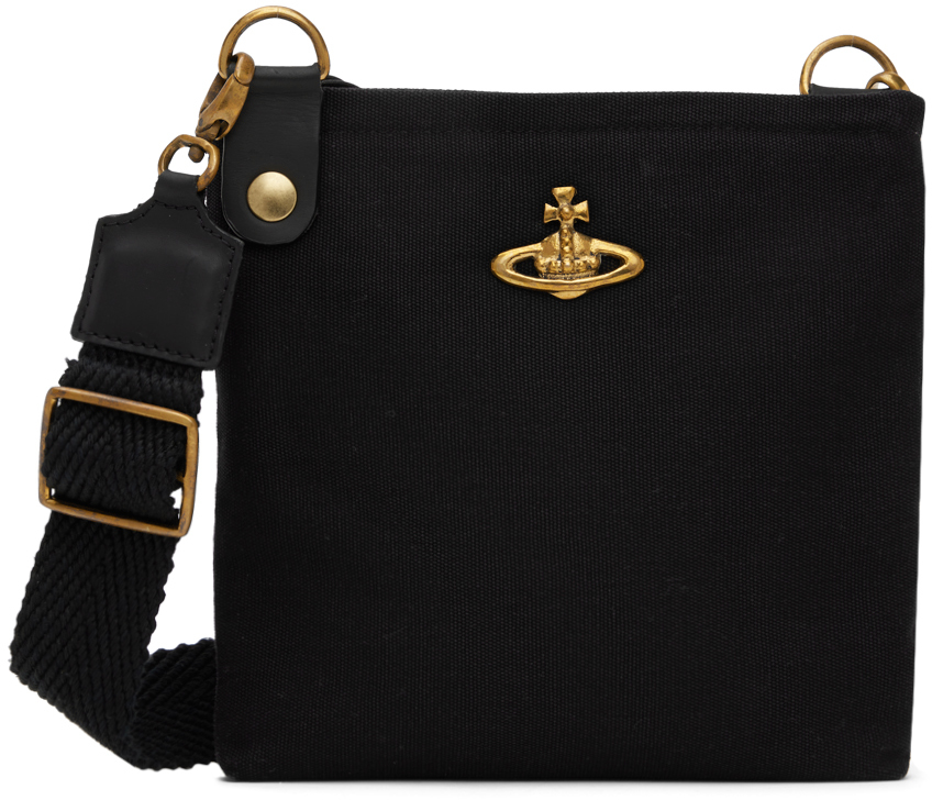 Vivienne Westwood Black Jones Crossbody Bag In 233-W00iw