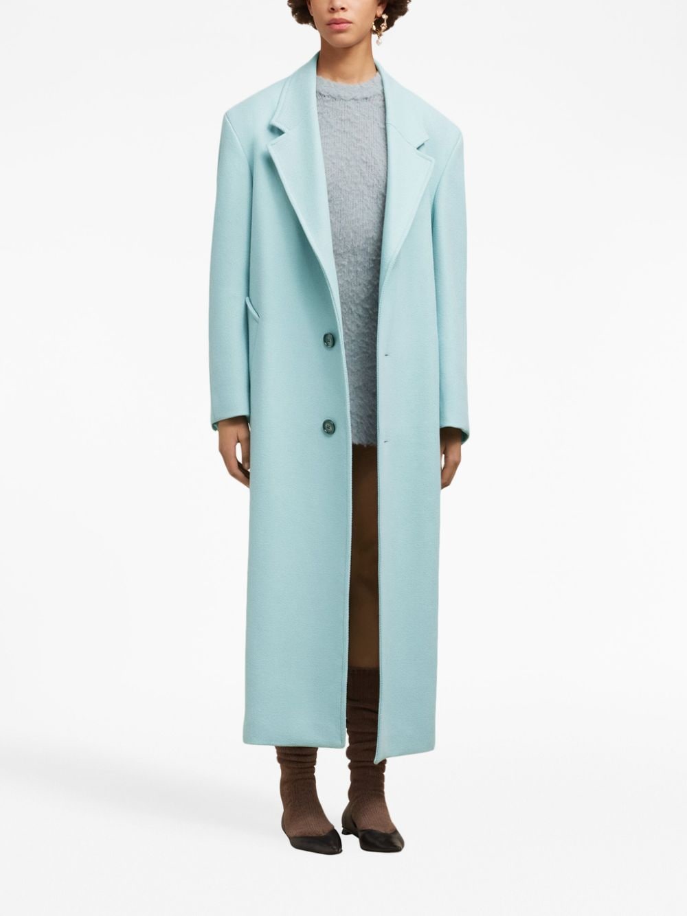 AMI AMI Paris Single-Breasted Coat