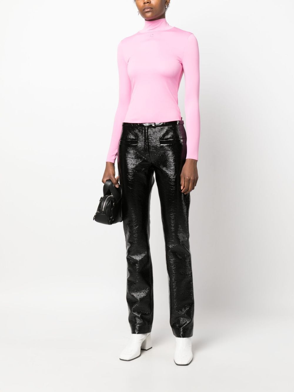 COURREGES Courrèges Tube Vinyl Trousers