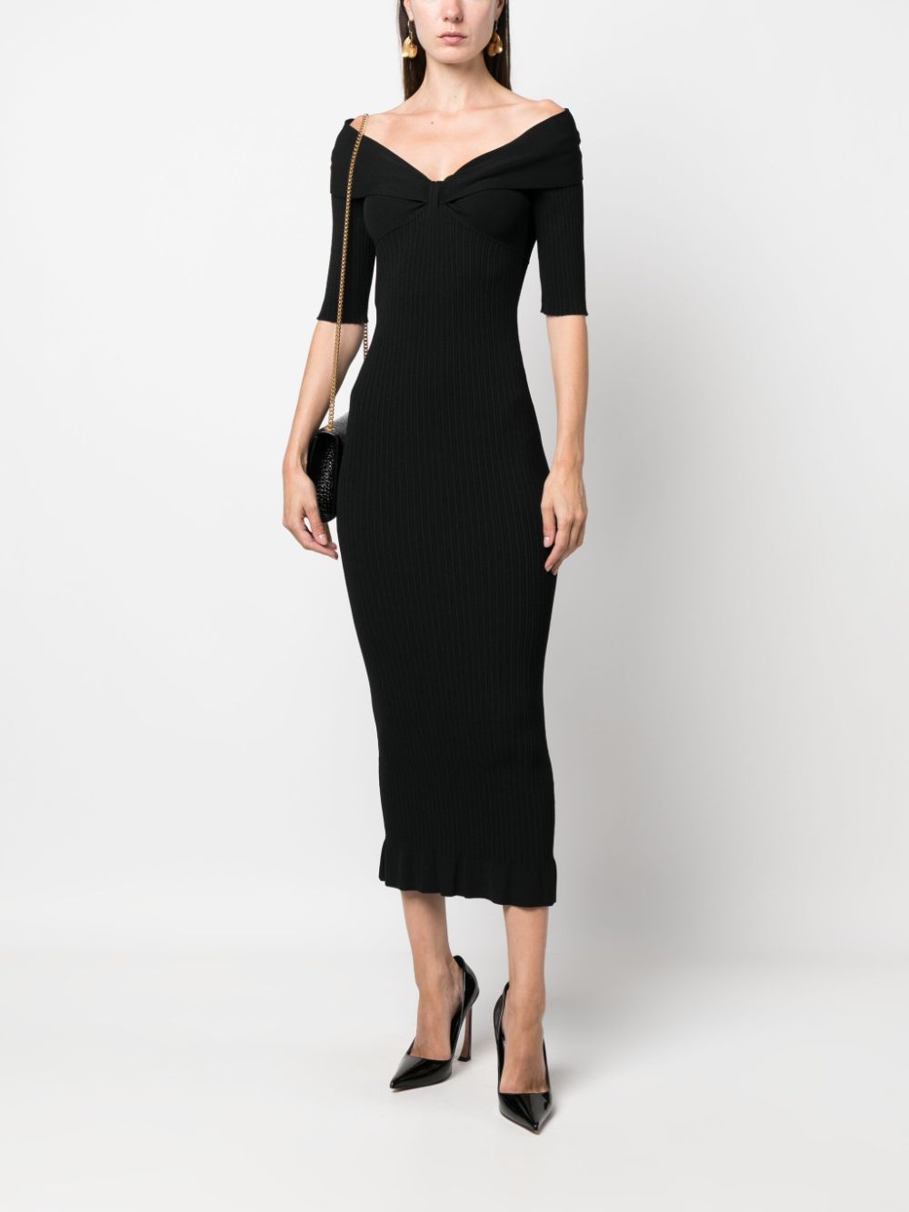 PHILOSOPHY DI LORENZO SERAFINI Philosophy Di Lorenzo Serafini Ribbed-Knit Midi Dress