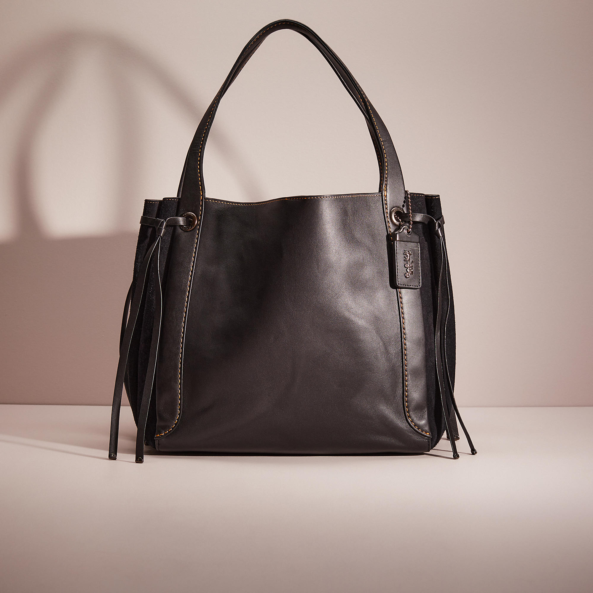 Coach Harmony Hobo - Pewter/Black | Editorialist