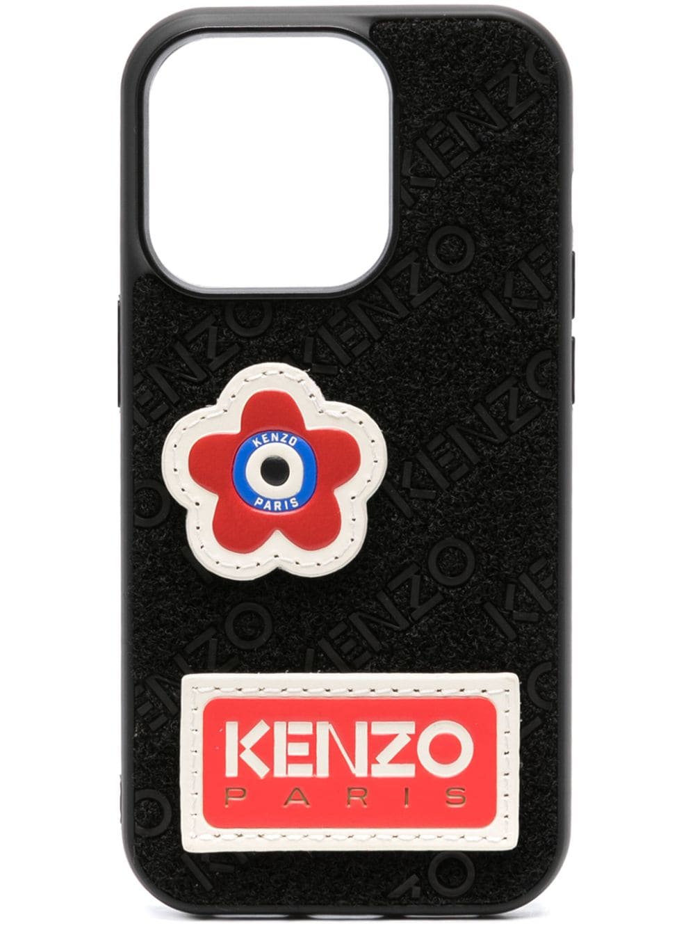 Kenzo Boke Flower-Patch Iphone 14 Pro Case In Black 30% Off