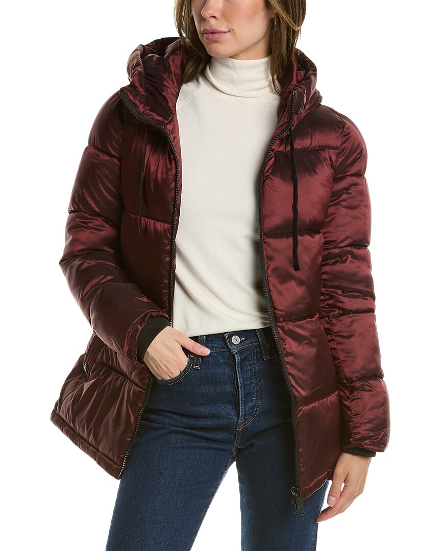 short water repellent puffer jacket sam edelman