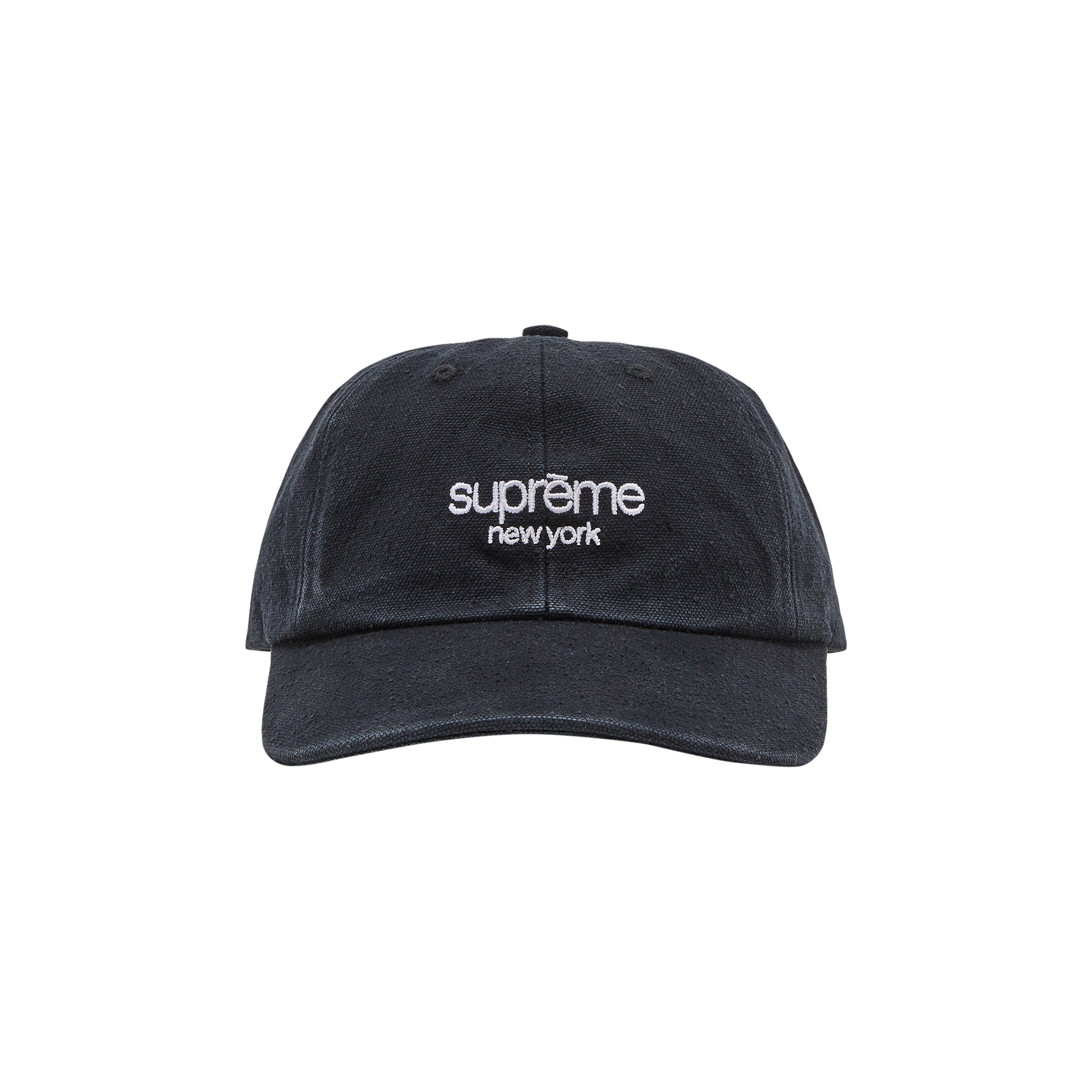 Supreme Classic Logo 6-Panel Cap - Black | Editorialist