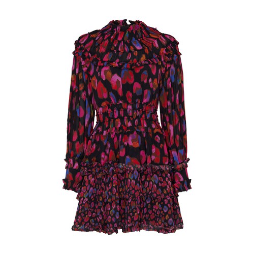 chunky sequin mini dress One-Shoulder Glass-Sequin Short Party Dress