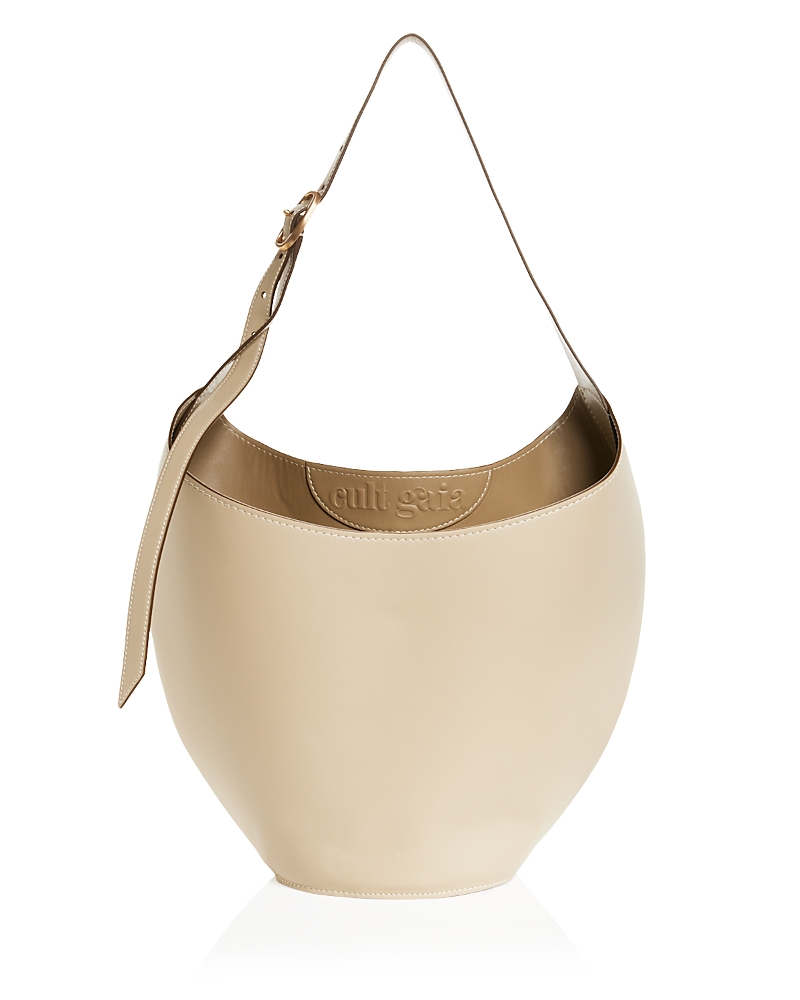 Cult Gaia Odette Leather Tote In Mushroom - 40% Off | Editorialist display picture 1