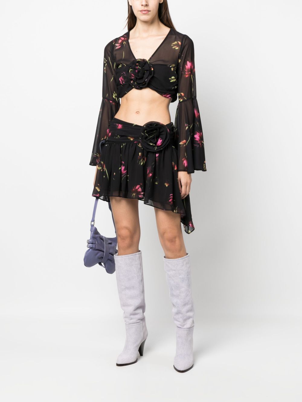 ROTATE BY BIRGER CHRISTENSEN ROTATE BIRGER CHRISTENSEN Floral-Print Blouse