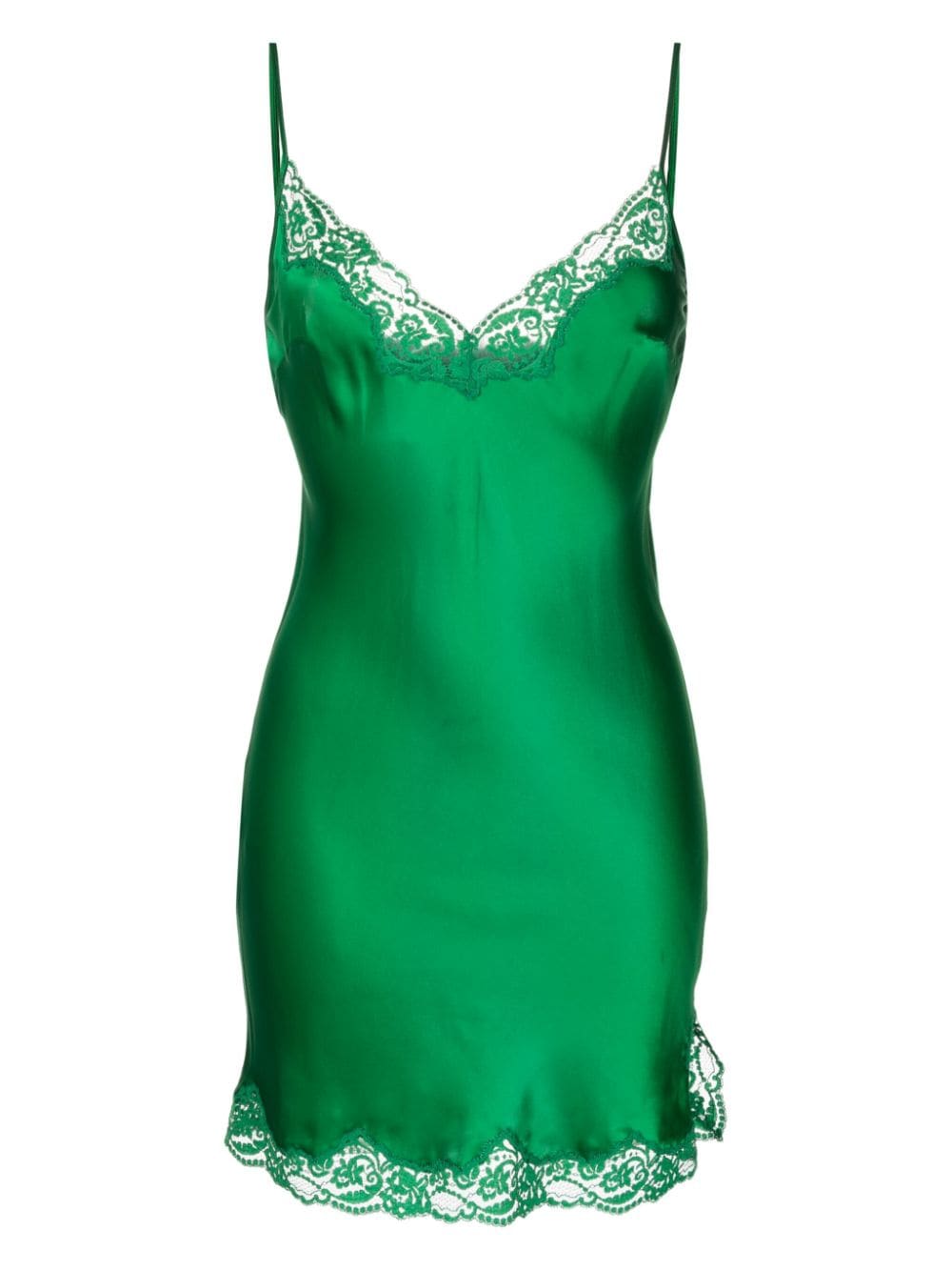 sachin and babi light blue dress LOGAN SILK SLIP EMERALD