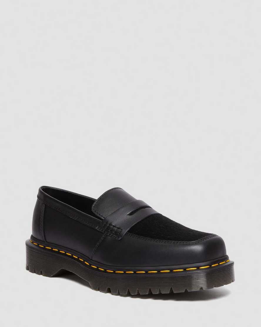 靴 Dr. Martens PENTON BEX DS LOAFER Dr. Martens Penton Bex Square Toe Loafers In Black - 71% Off
