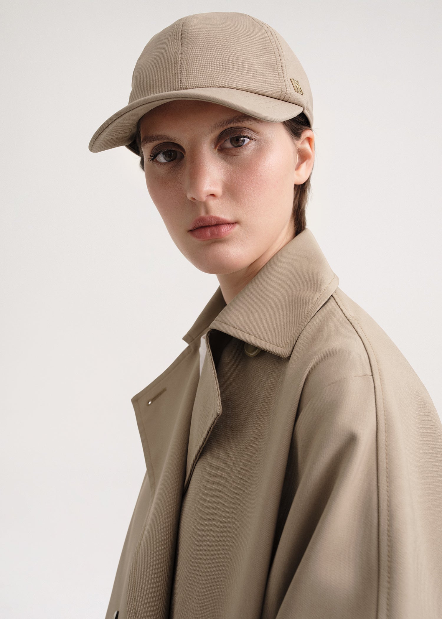 Toteme Baseball Cap - Khaki | Editorialist