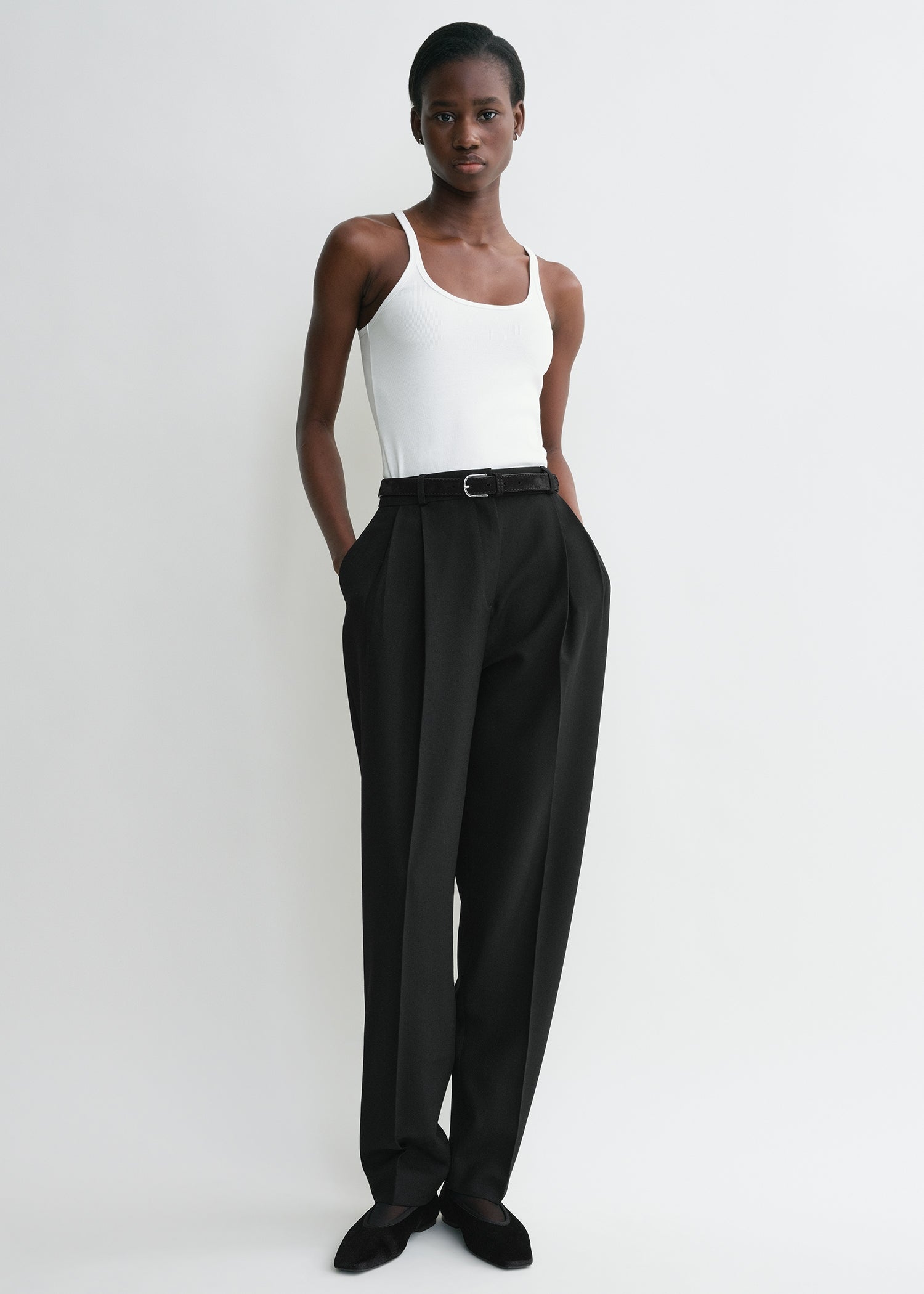 TOTÊME TOTEME Scoop Neck Rib Tank