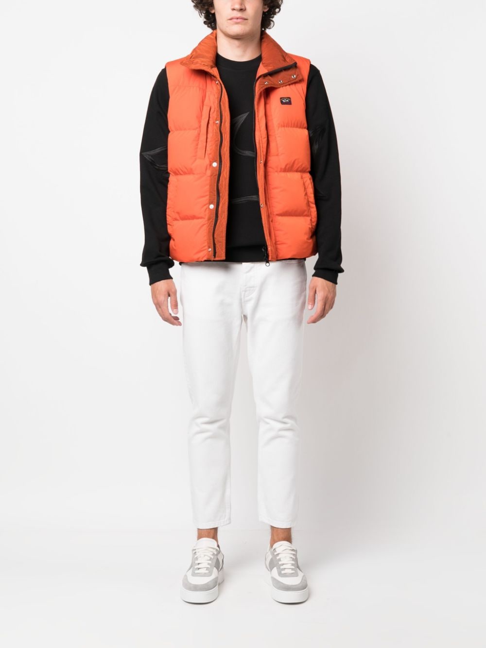 PAUL & SHARK Paul & Shark Logo-Patch Padded Gilet