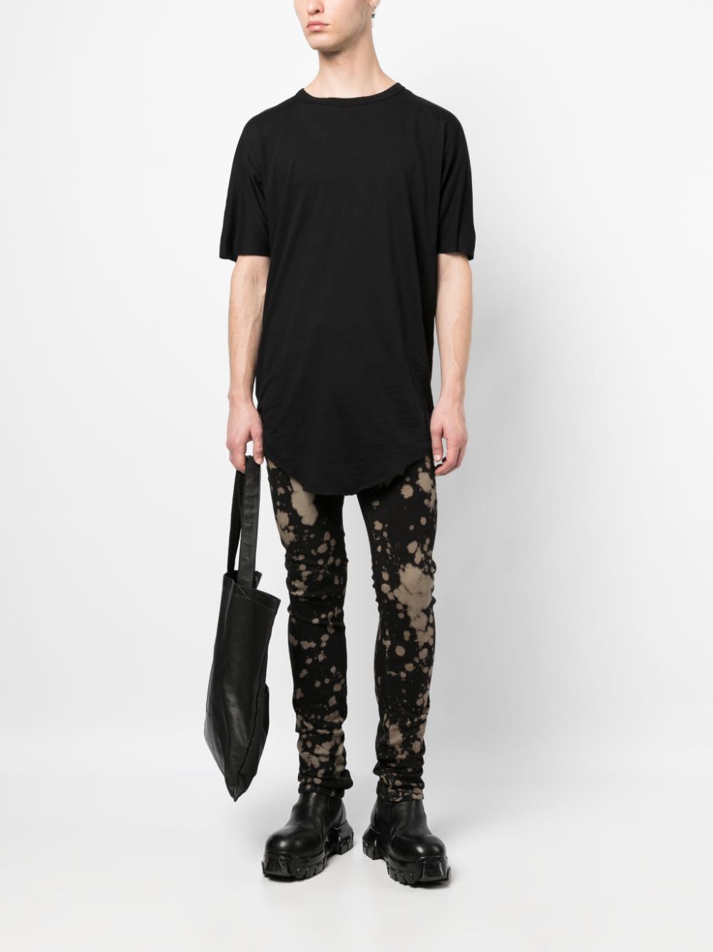 BORIS BIDJAN SABERI Boris Bidjan Saberi Paint Splatter Skinny Jeans