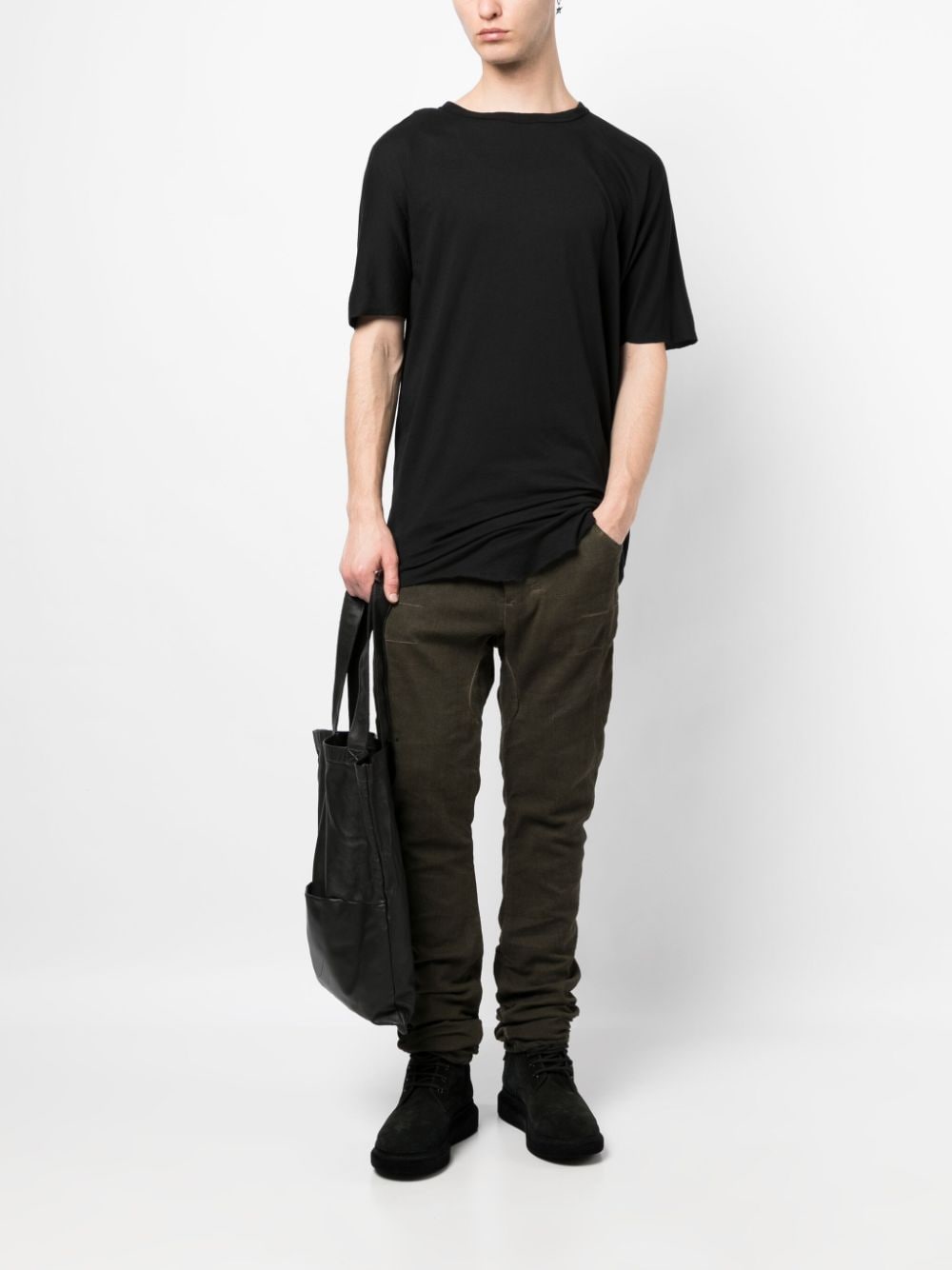 BORIS BIDJAN SABERI Boris Bidjan Saberi Drop-Crotch Jeans