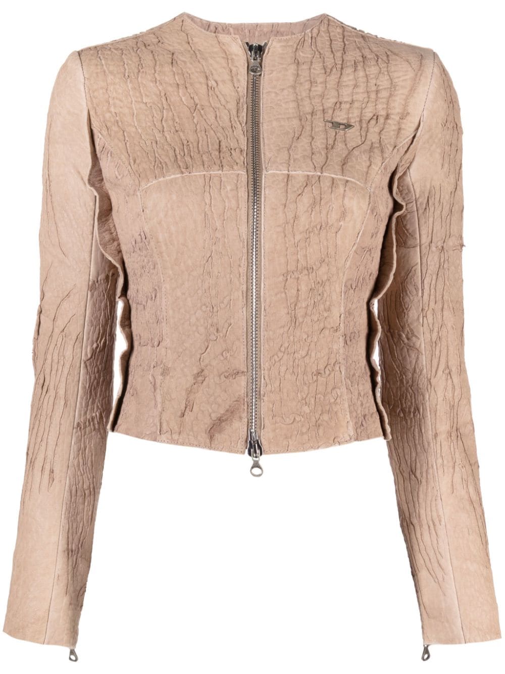 DIESEL® Diesel L-Crack Leather Jacket