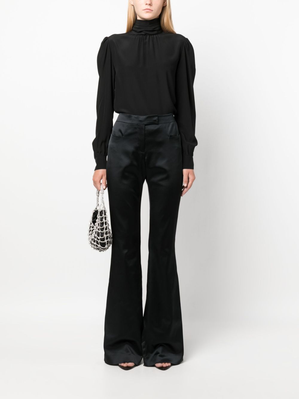 TOM FORD TOM FORD Flared Satin Trousers