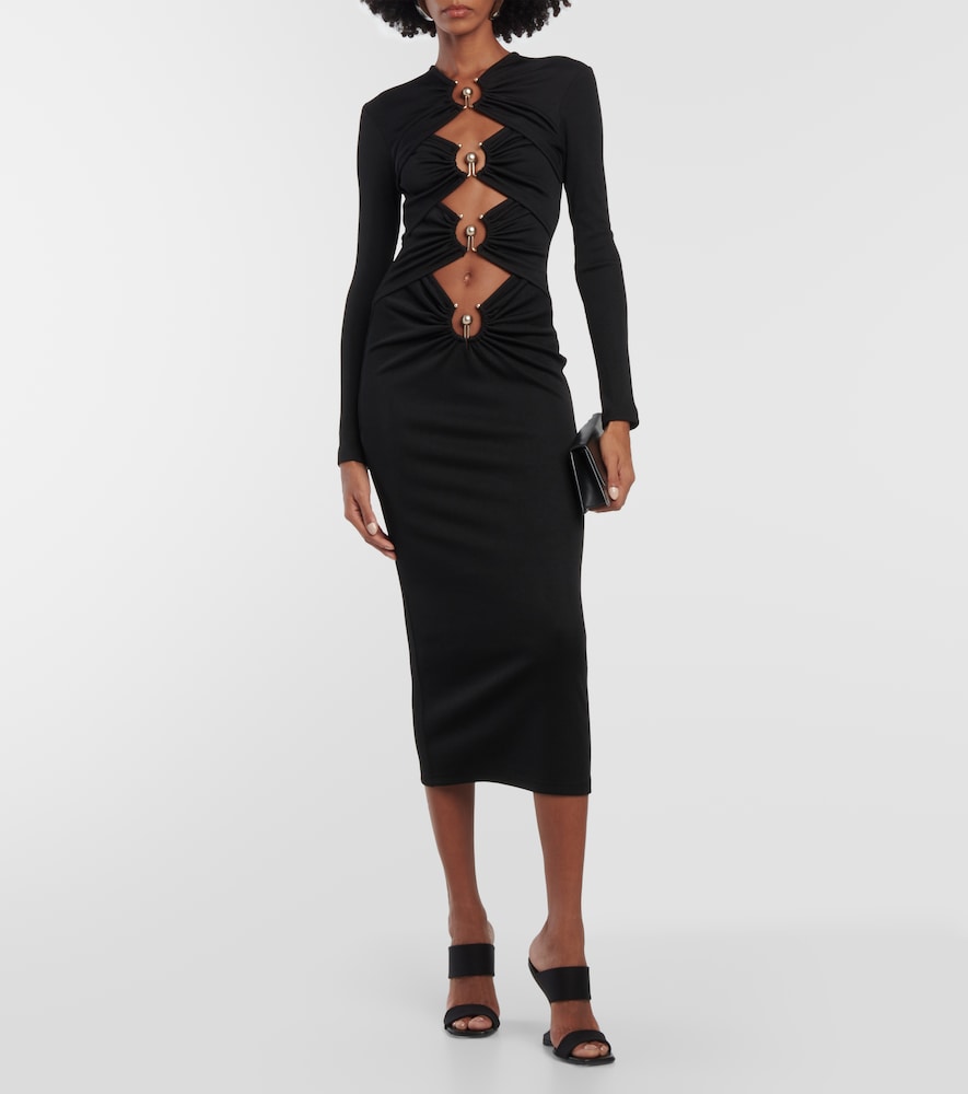 CHRISTOPHER ESBER Christopher Esber Orbit Jersey Midi Dress