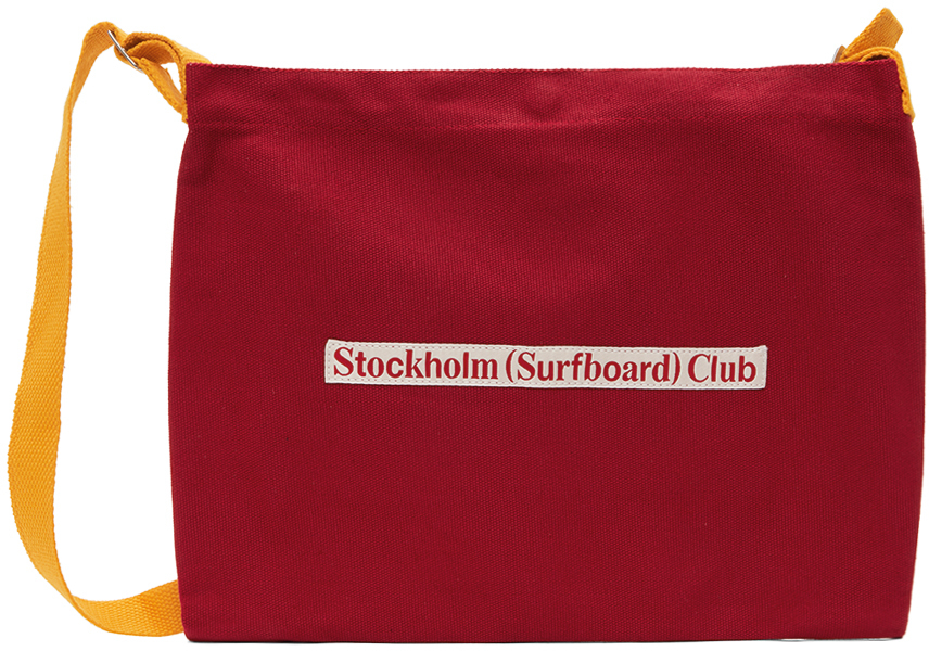 Stockholm (Surfboard) Club トートバッグ レッド Stockholm Surfboard Club Print Crossbody Bag In Red - 60% Off