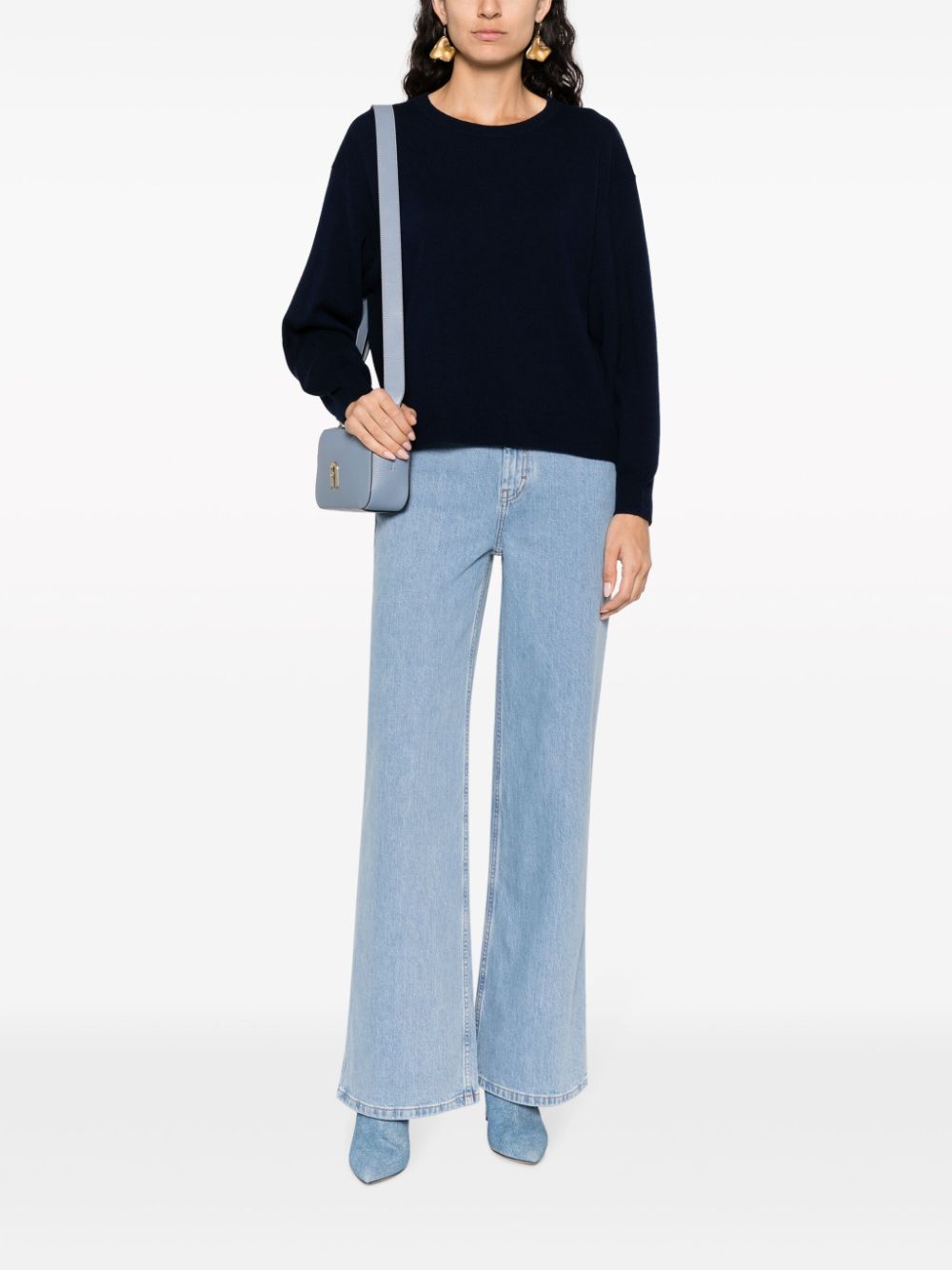 GESTUZ Gestuz Mid-Rise Wide-Leg Jeans