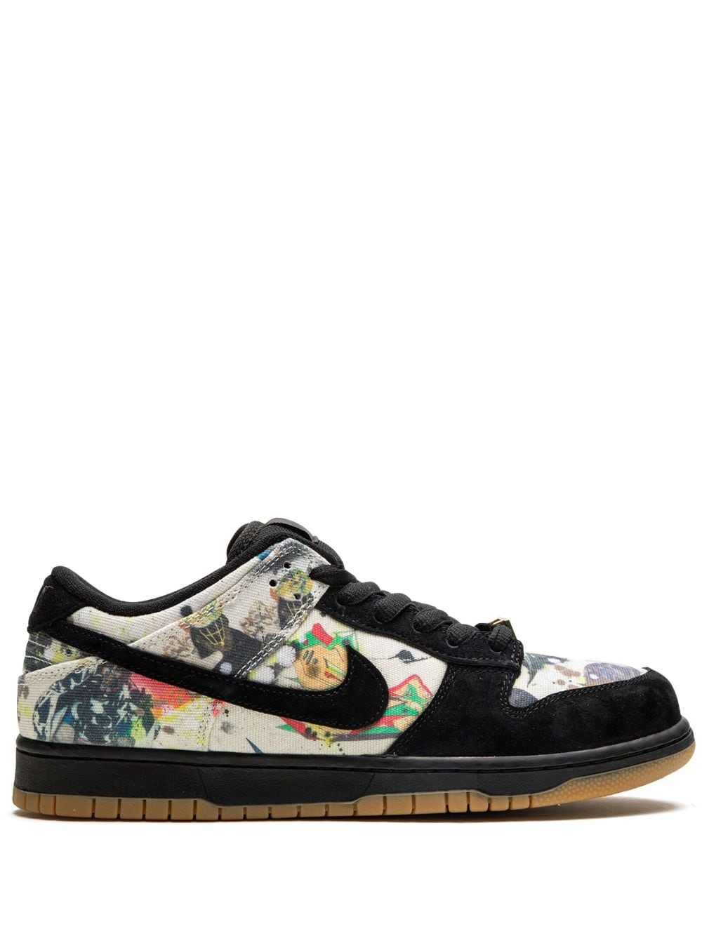 Nike X Supreme Sb Dunk Low Rammellzee Sneakers - Black | Editorialist