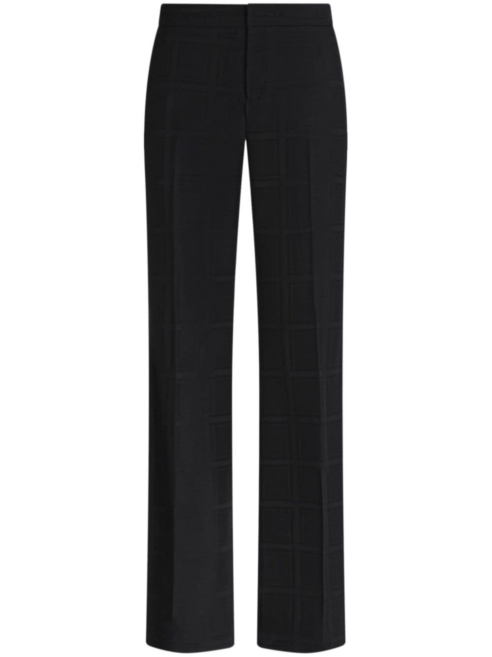 SAINT LAURENT Saint Laurent Striped High-Waisted Tailored Trousers