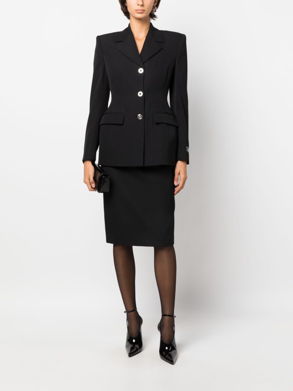 VERSACE Versace Hourglass Single-Breasted Blazer