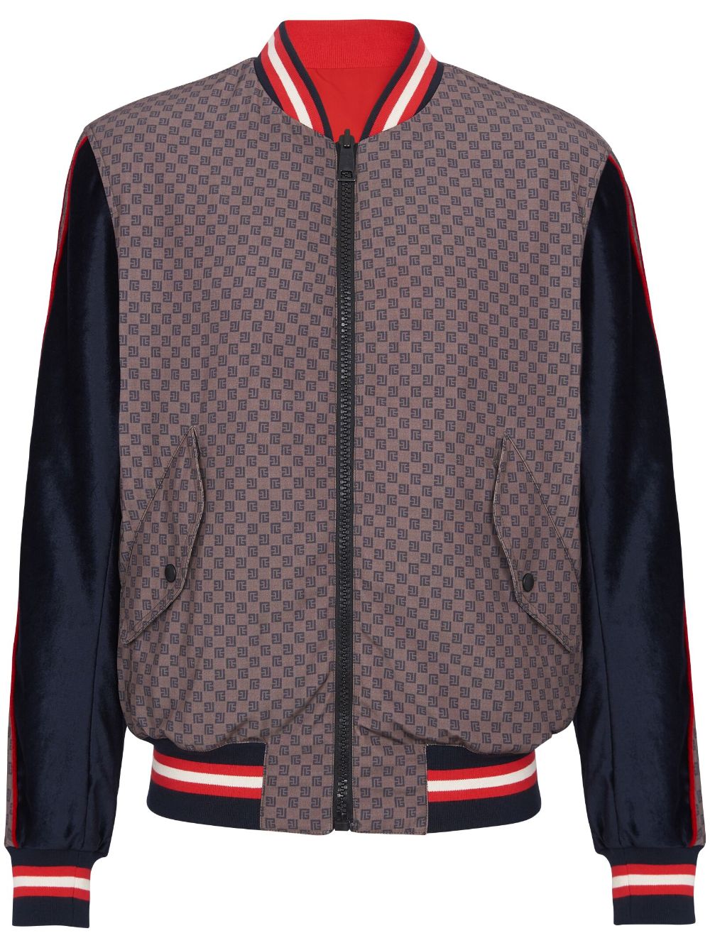 BALMAIN Balmain PB-Monogram Bomber Jacket