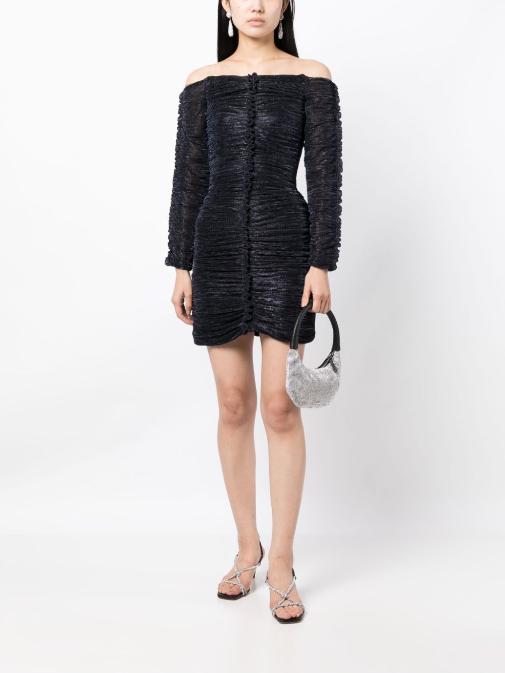 COSTARELLOS Costarellos Off-Shoulder Mini Dress