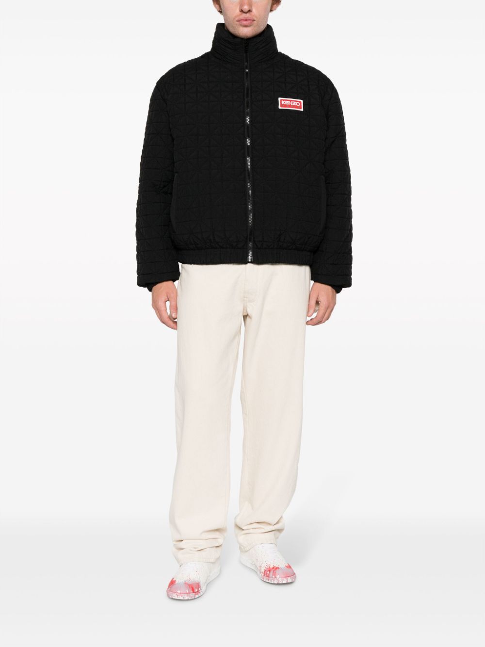 KENZO Kenzo Sashiko-Stitch Puffer Jacket