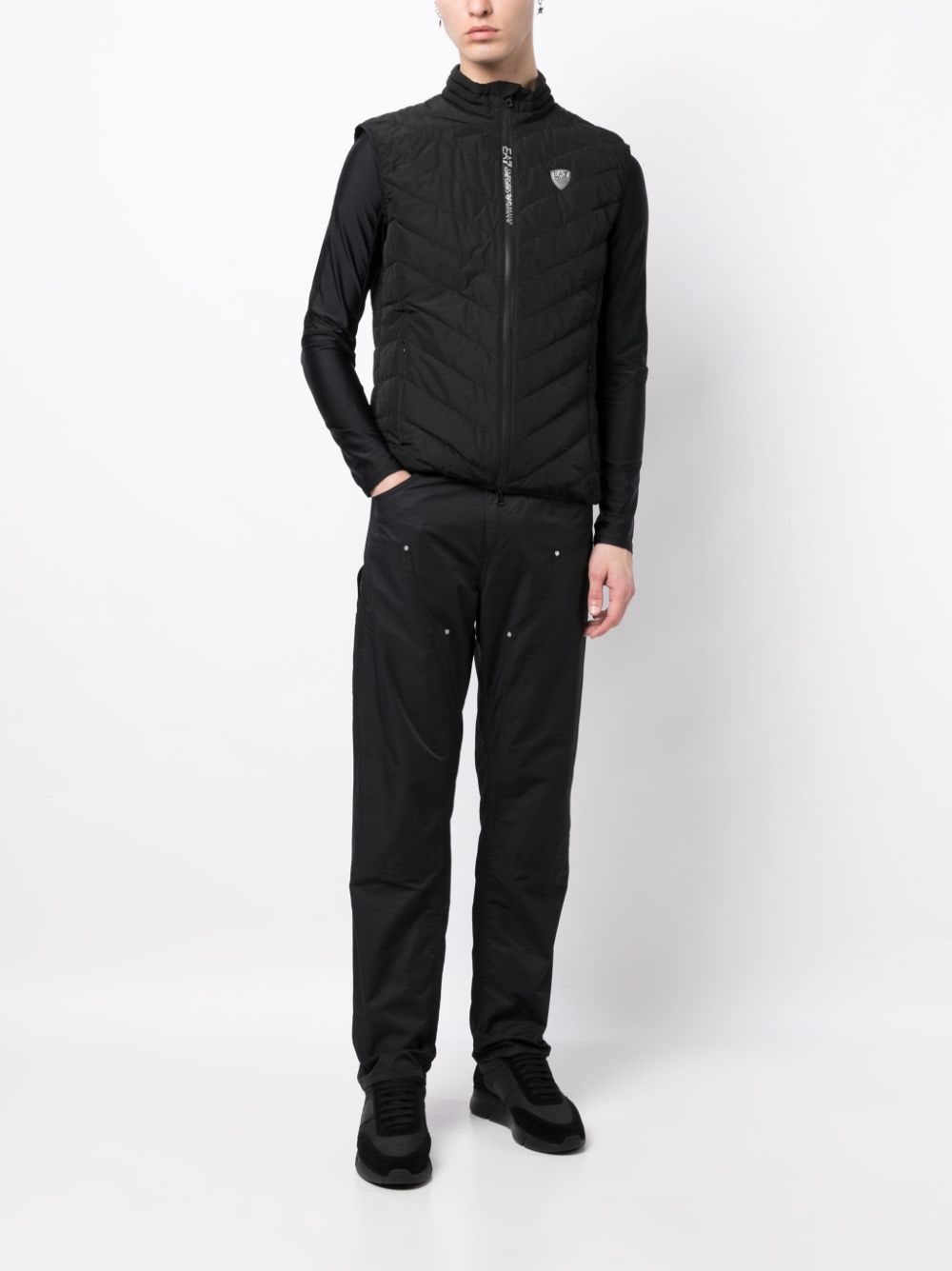 EA7 EA7 Emporio Armani Logo-Patch Padded Gilet