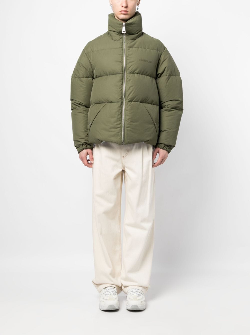 KHRISJOY Logo-Print Padded Jacket